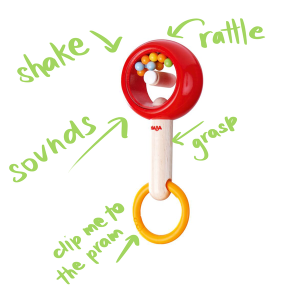 HABA Rattle Ring - Busy Bees Music