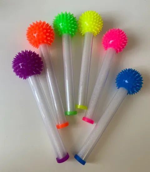 Bouncing Light Up Baton with Spiky End - Busy Bees Music