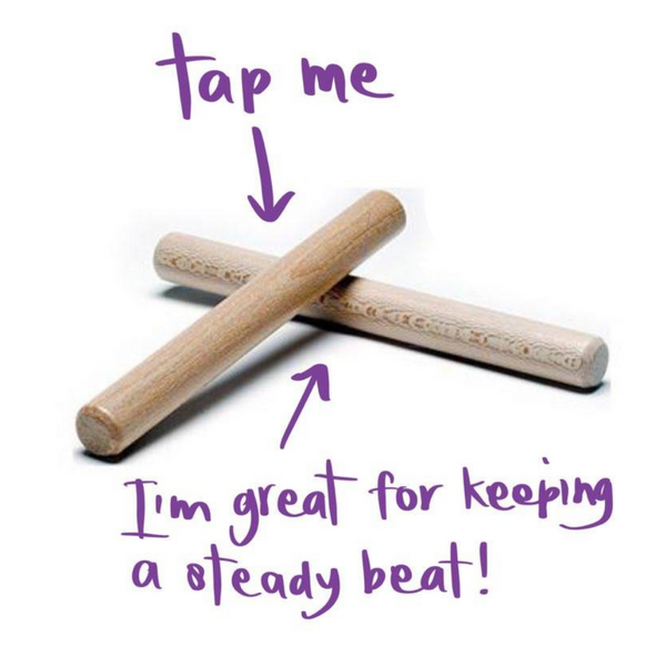 Rhythm Sticks (Pair) - Busy Bees Music